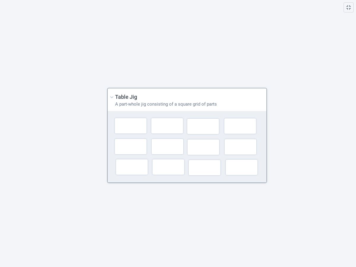 DSRP Jig: [Table] - Plectica
